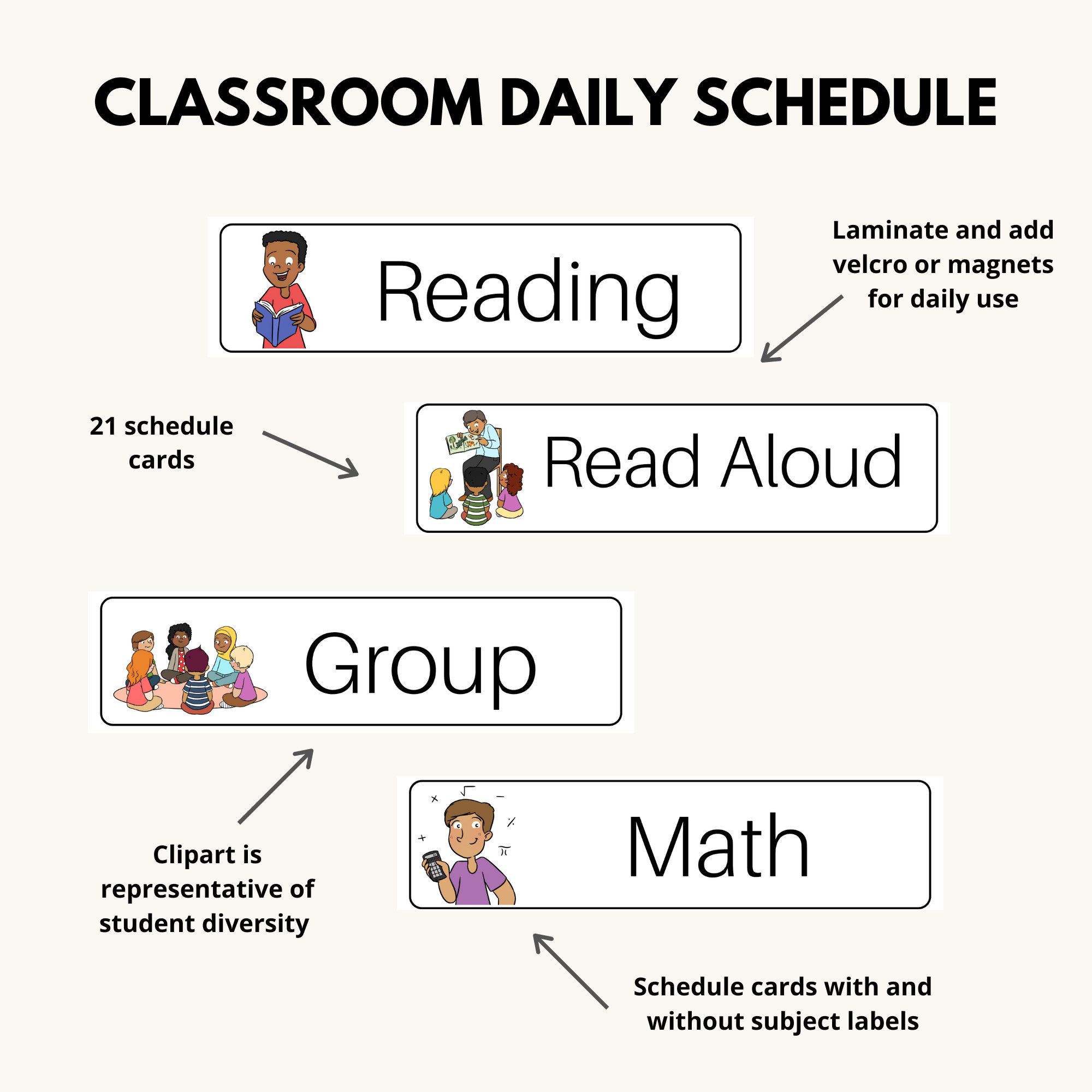 Daily Schedule, Classroom Daily Schedule, Classroom Management, Visual ...