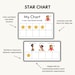 Star Chart, Daily Behavior Chart, Classroom Behavior Management, Autism ...