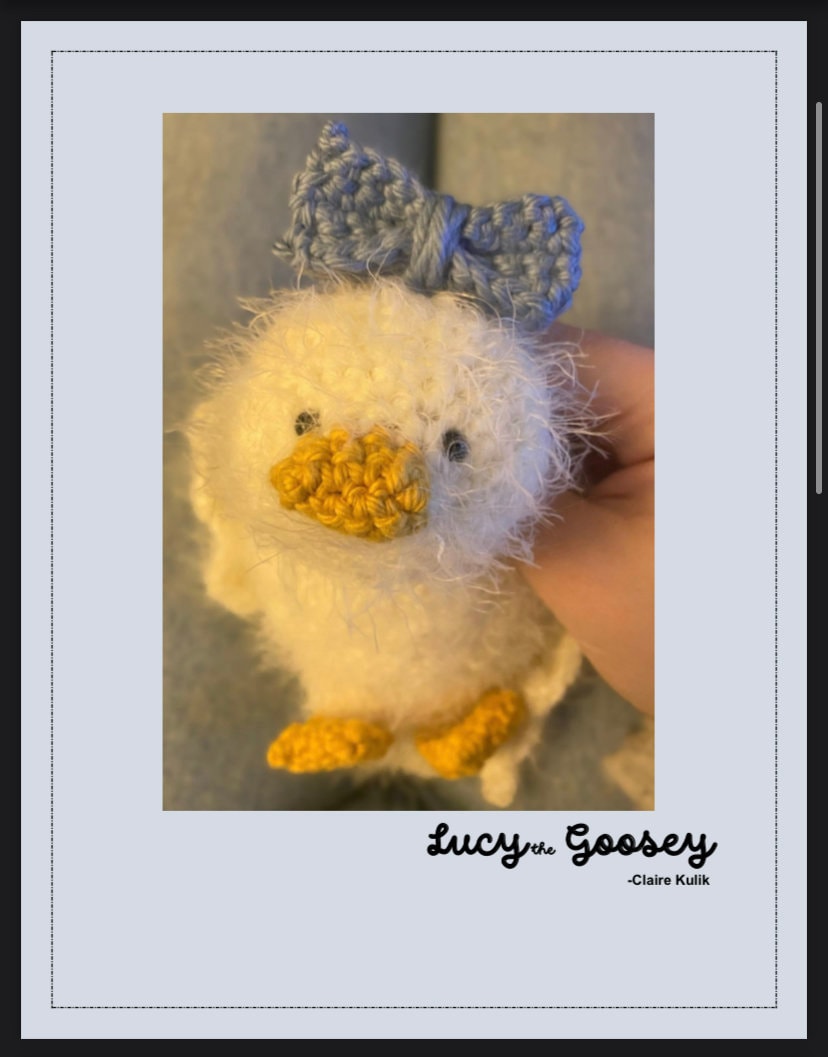 Lucy the Goosey Crochet PDF Pattern - Etsy Canada