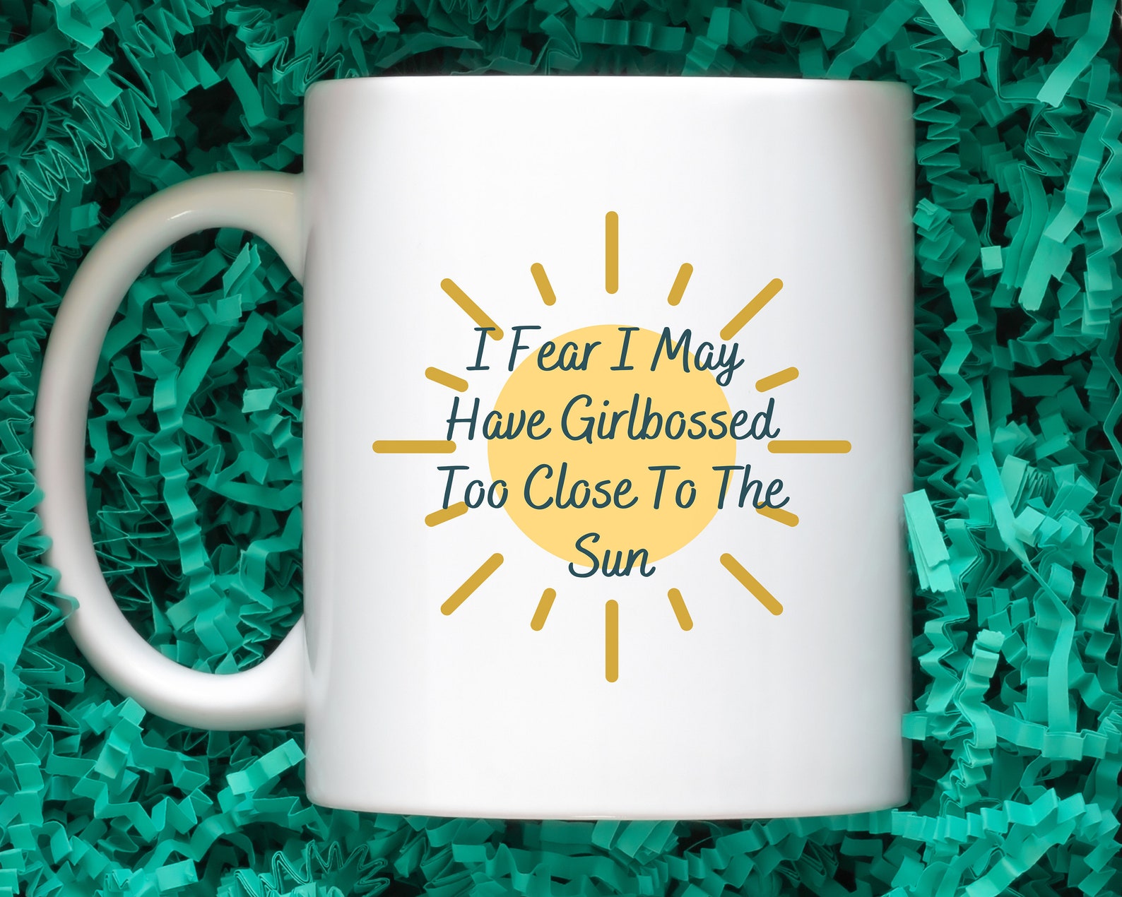 Girlbossed Too Close to the Sun Work From Home Gift for Her - Etsy