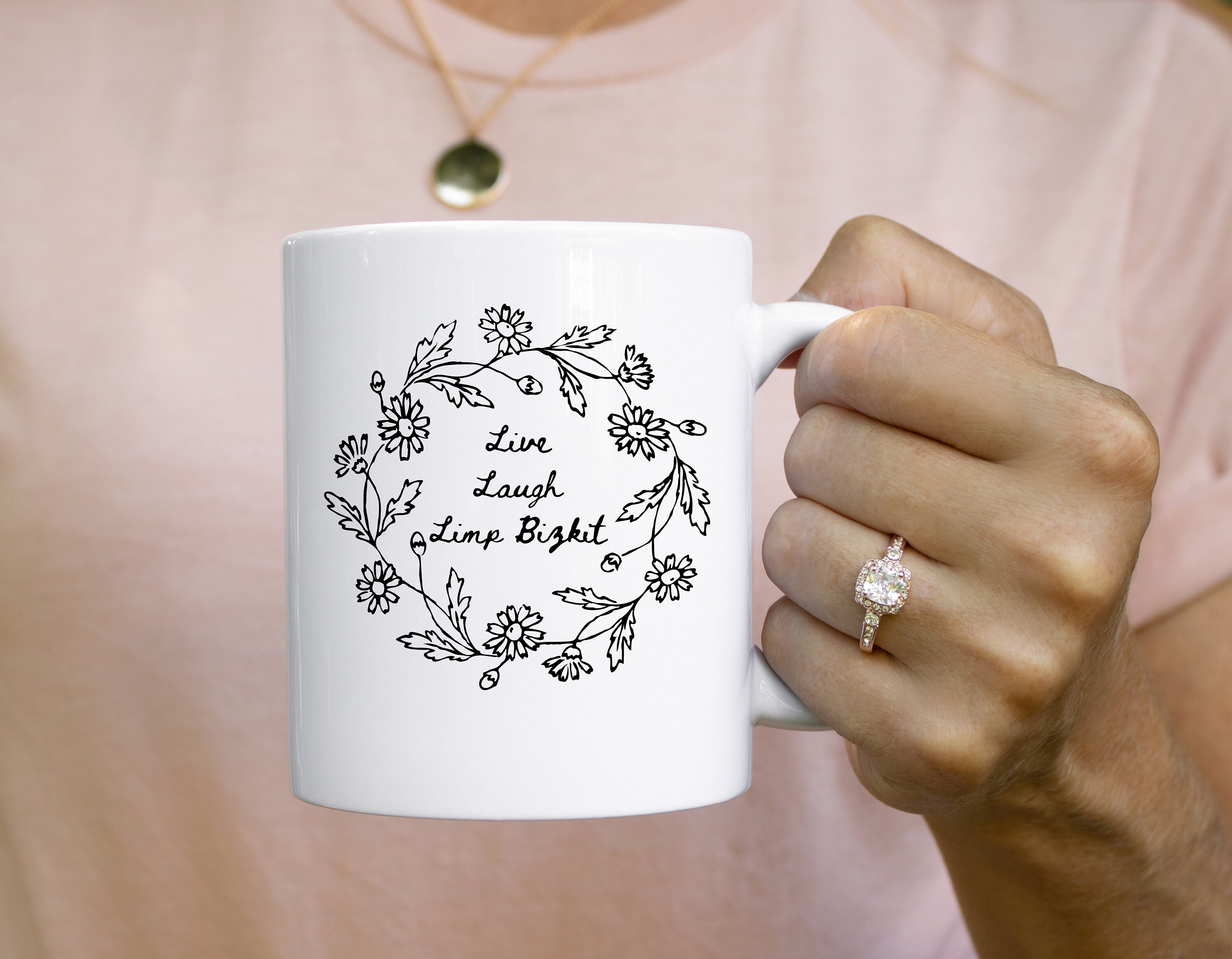 Live Laugh Limp Bizkit Coffee Mug, Work From Home, Live Laugh Love ...