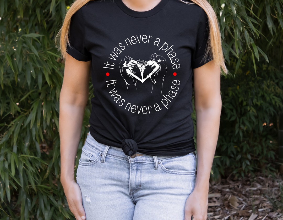 It Was Never a Phase Tshirt, Emo Shirt, Emo Subculture, Emo Gift, Scene ...