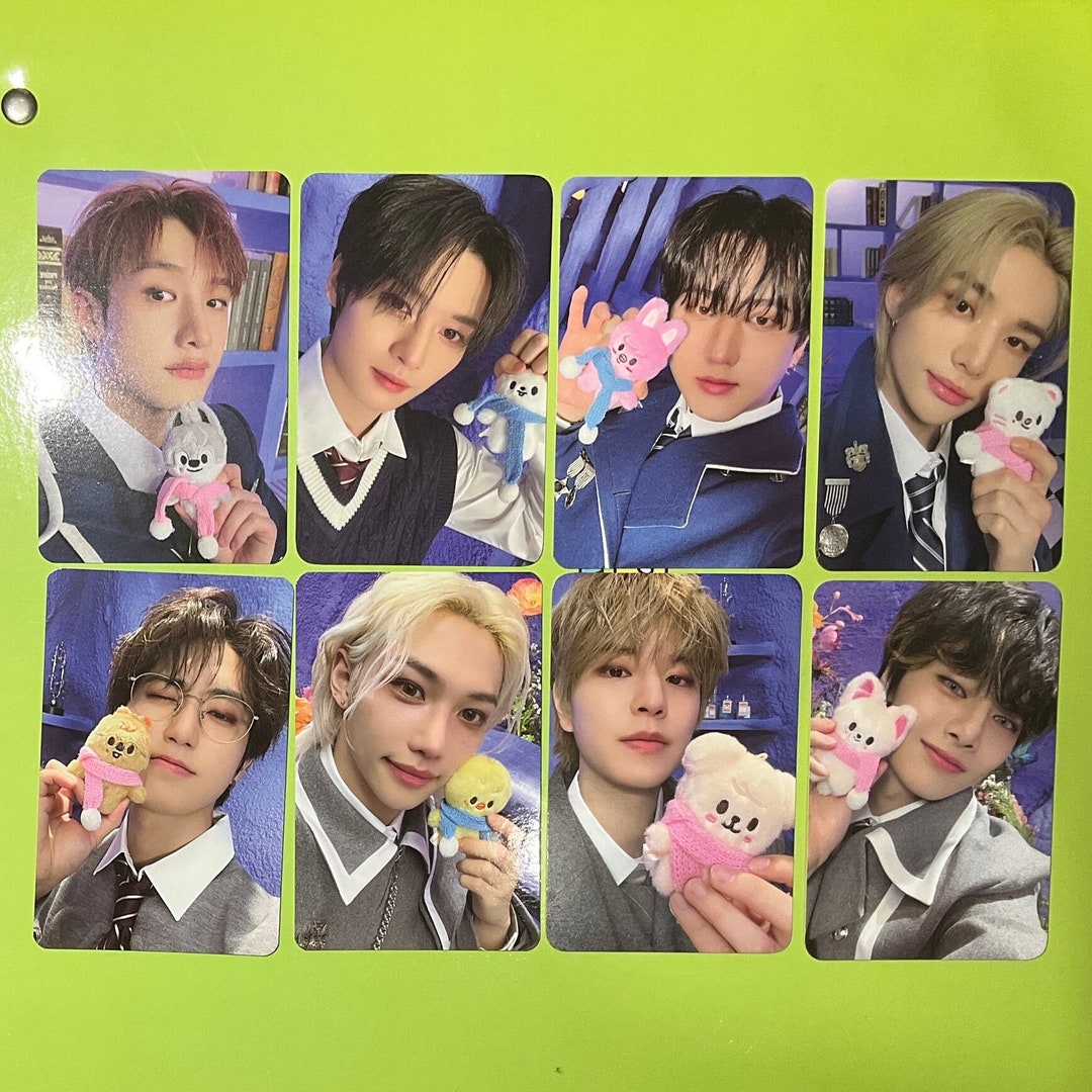 Official Stray Kids 4th Fanmeeting SKZOO Magic School Pop up Store Benefit Photocard PC / Wolf ...