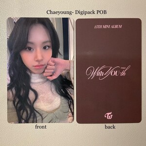 Twice Official Jyp Shop Pre Order Benefit POB 13th Mini Album With You-th Nemo Digipack Version ...