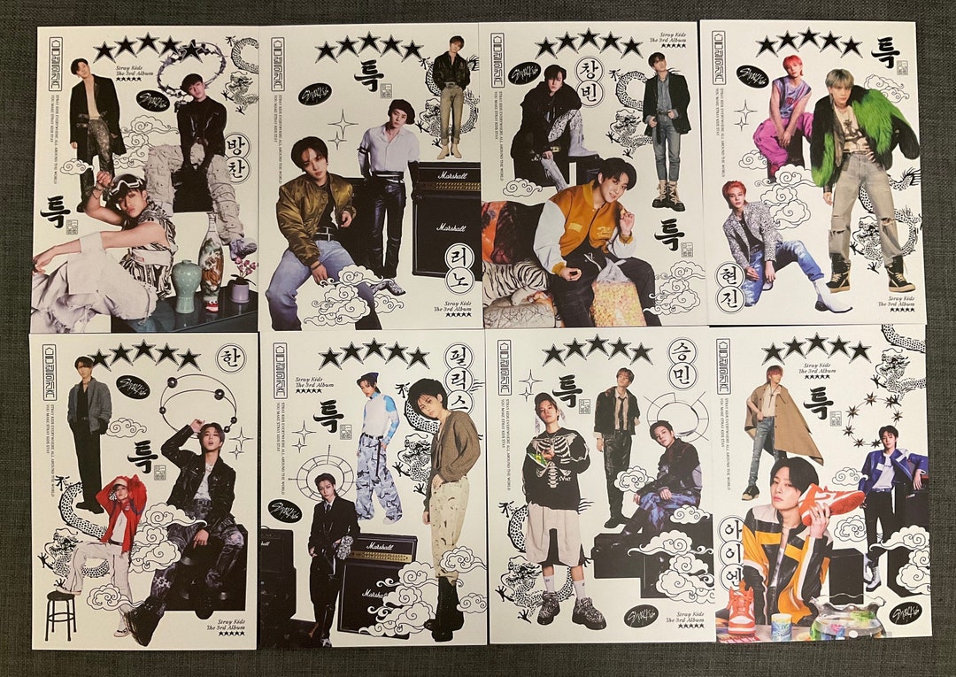 Official OOTD Mini Poster Stray Kids the 3rd Album 5 Star S - Etsy Canada