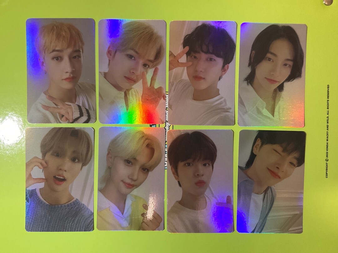 Official Nacific Limited Stray Kids Printed Signature Photocard ...