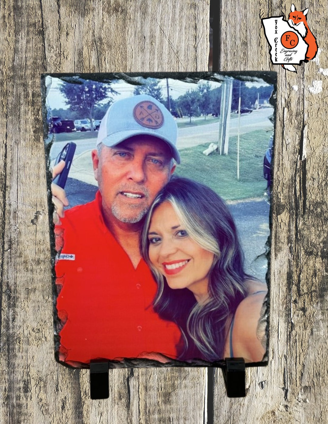 Photo on Slate, Wedding Gift, Engagement, Newborn, Christmas Gift ...