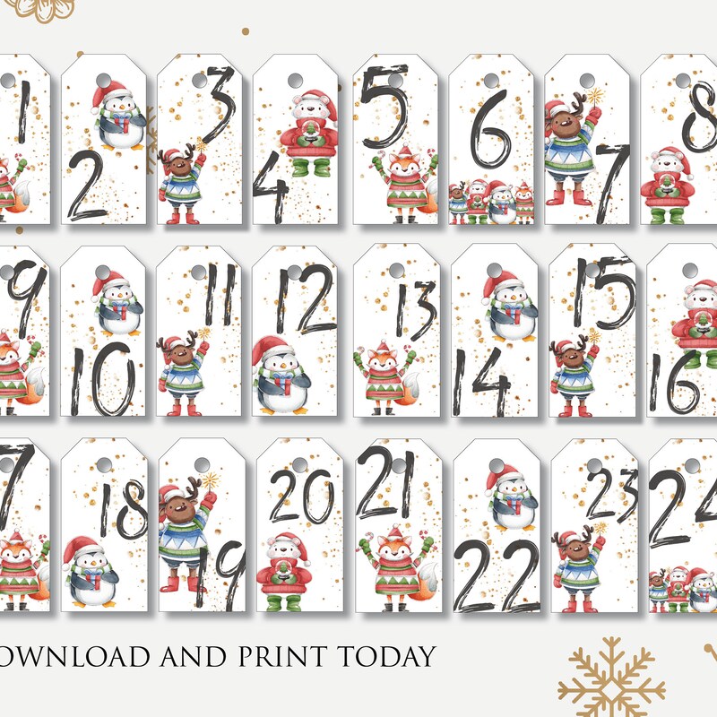 Calendar Numbers - Etsy