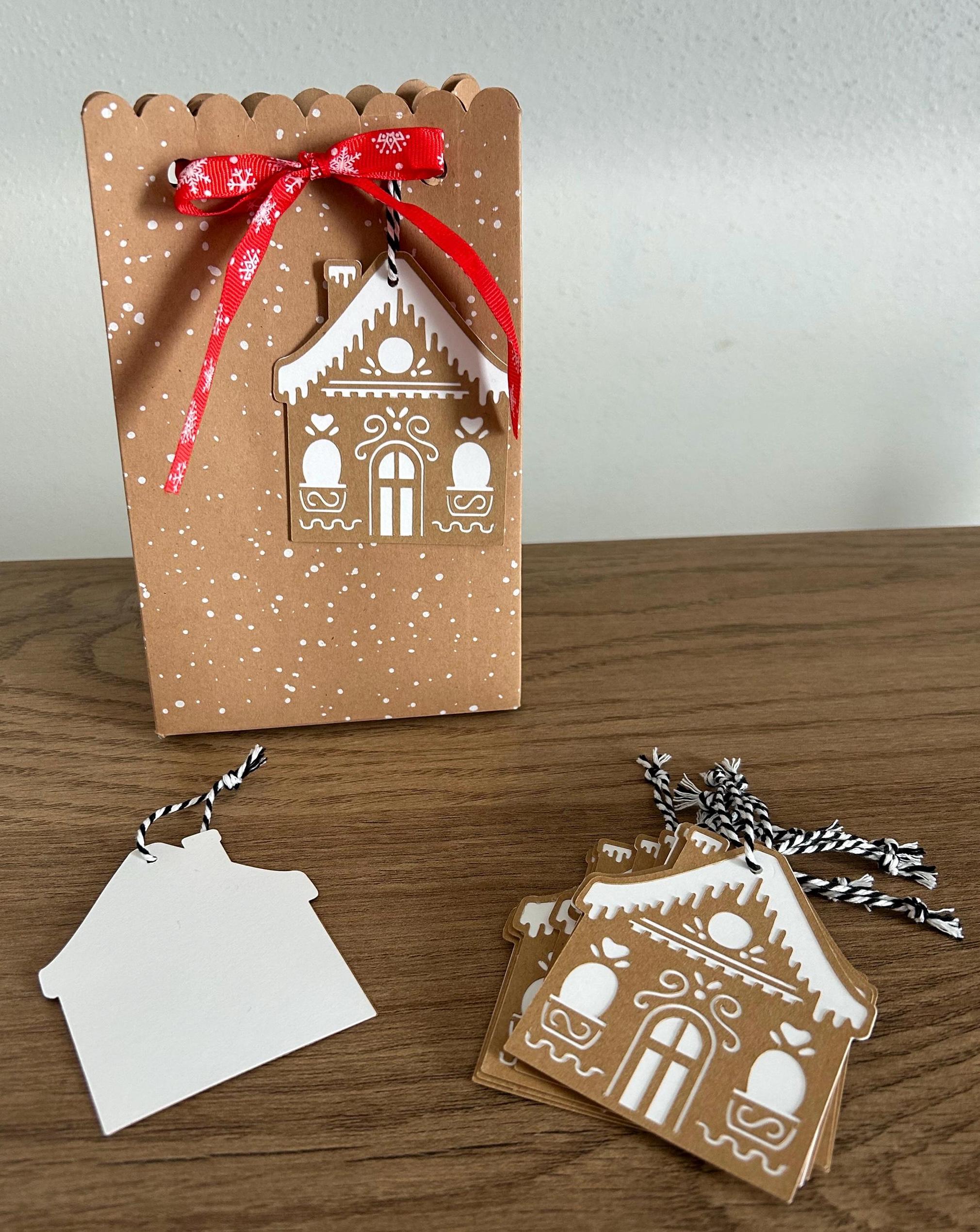 Gift Tags: Gingerbread House - Etsy UK