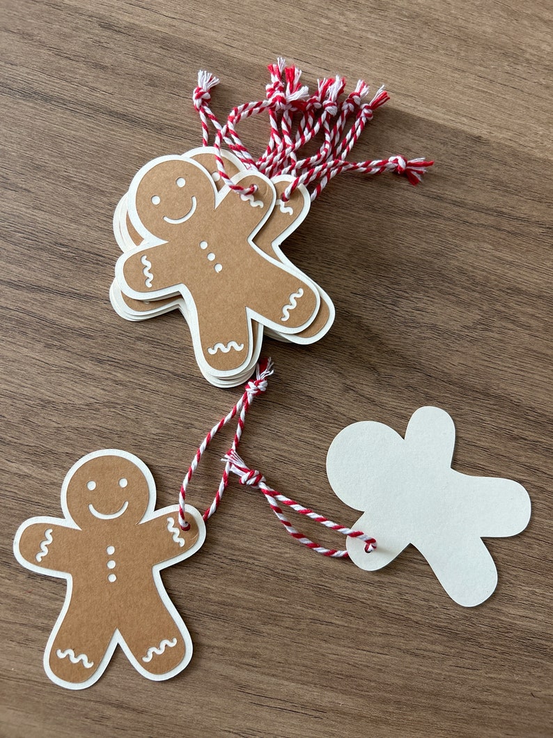 Gift Tags: Gingerbread Men - Etsy