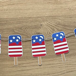 Garland: Patriotic Popsicles - Etsy