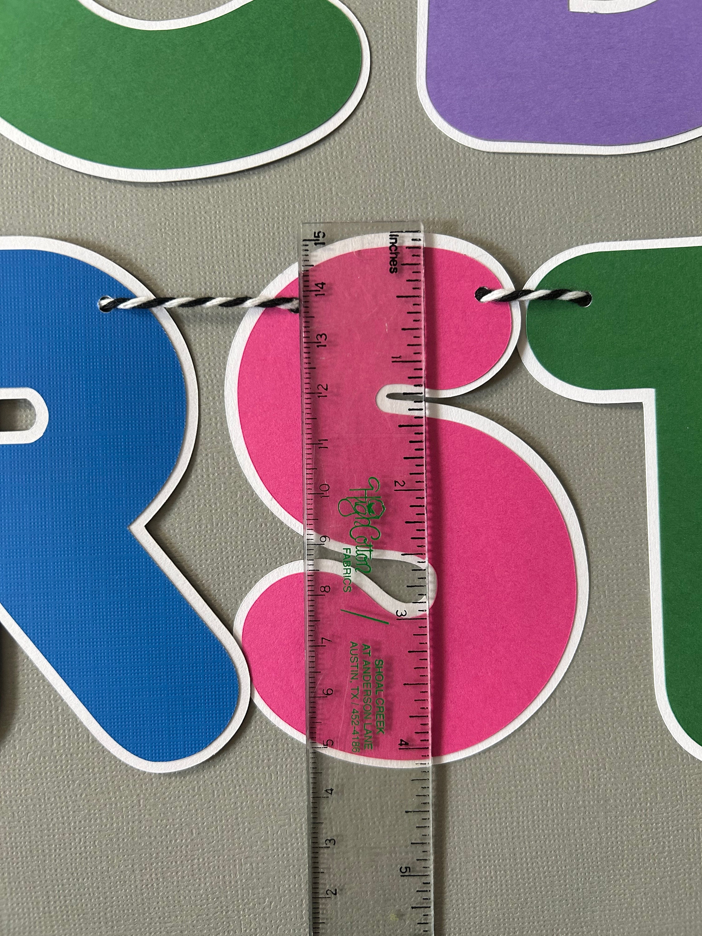 Garland: Alphabet - Etsy