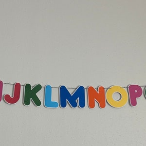 Garland: Alphabet - Etsy