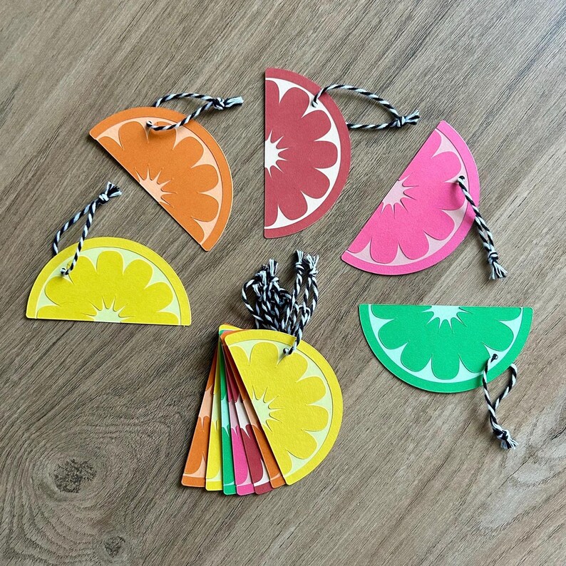 Gift Tags: Fruit - Etsy