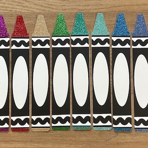 Large Cutouts: Crayons - Etsy