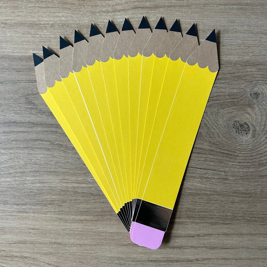 Large Cutouts: Pencils - Etsy