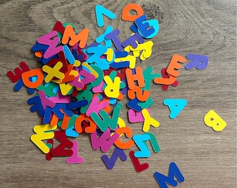 Alphabet Confetti, 52 Pieces, School Confetti, School Party, School ...