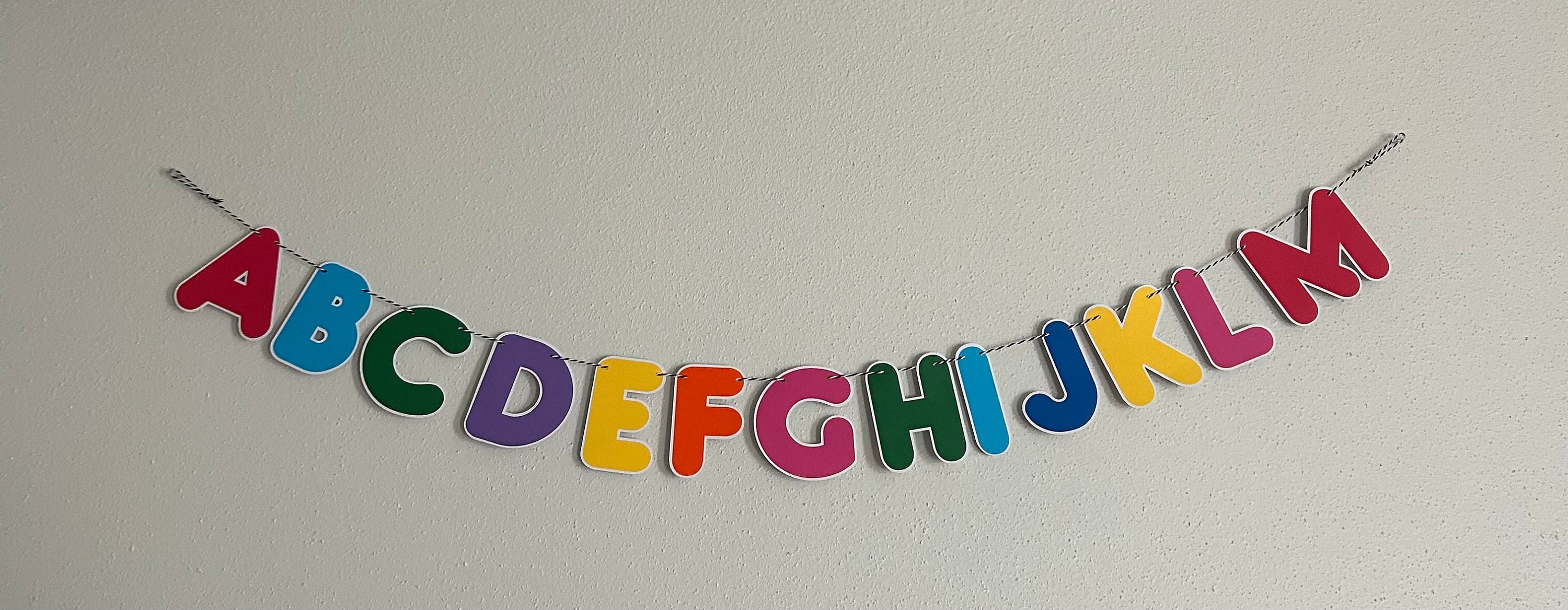 Garland: Alphabet - Etsy