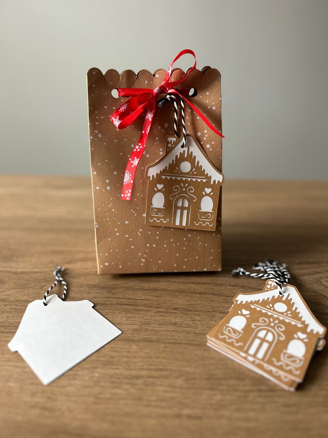 Gift Tags: Gingerbread House - Etsy