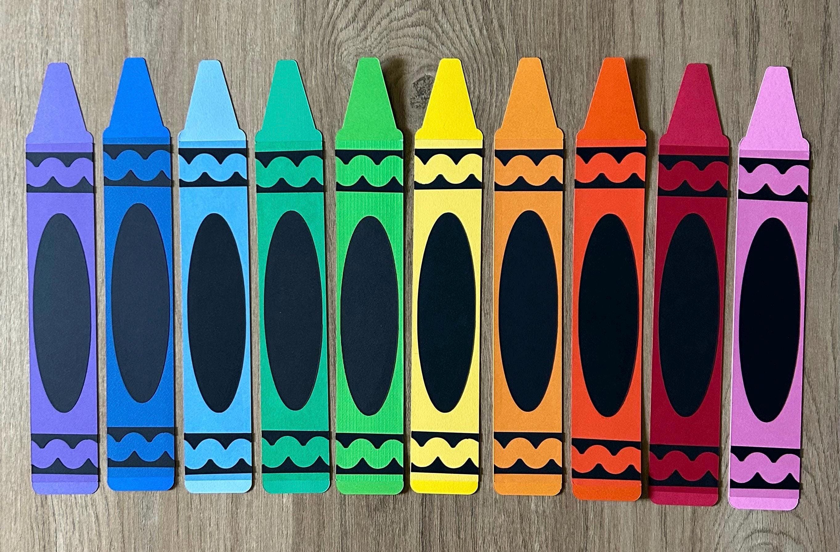 Large Cutouts: Crayons - Etsy
