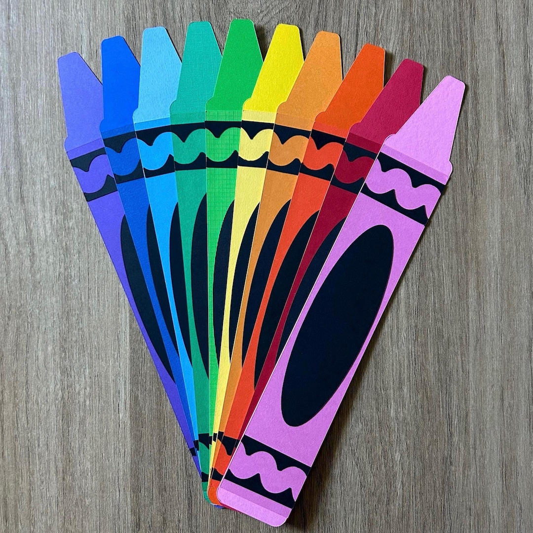 Large Cutouts: Crayons - Etsy