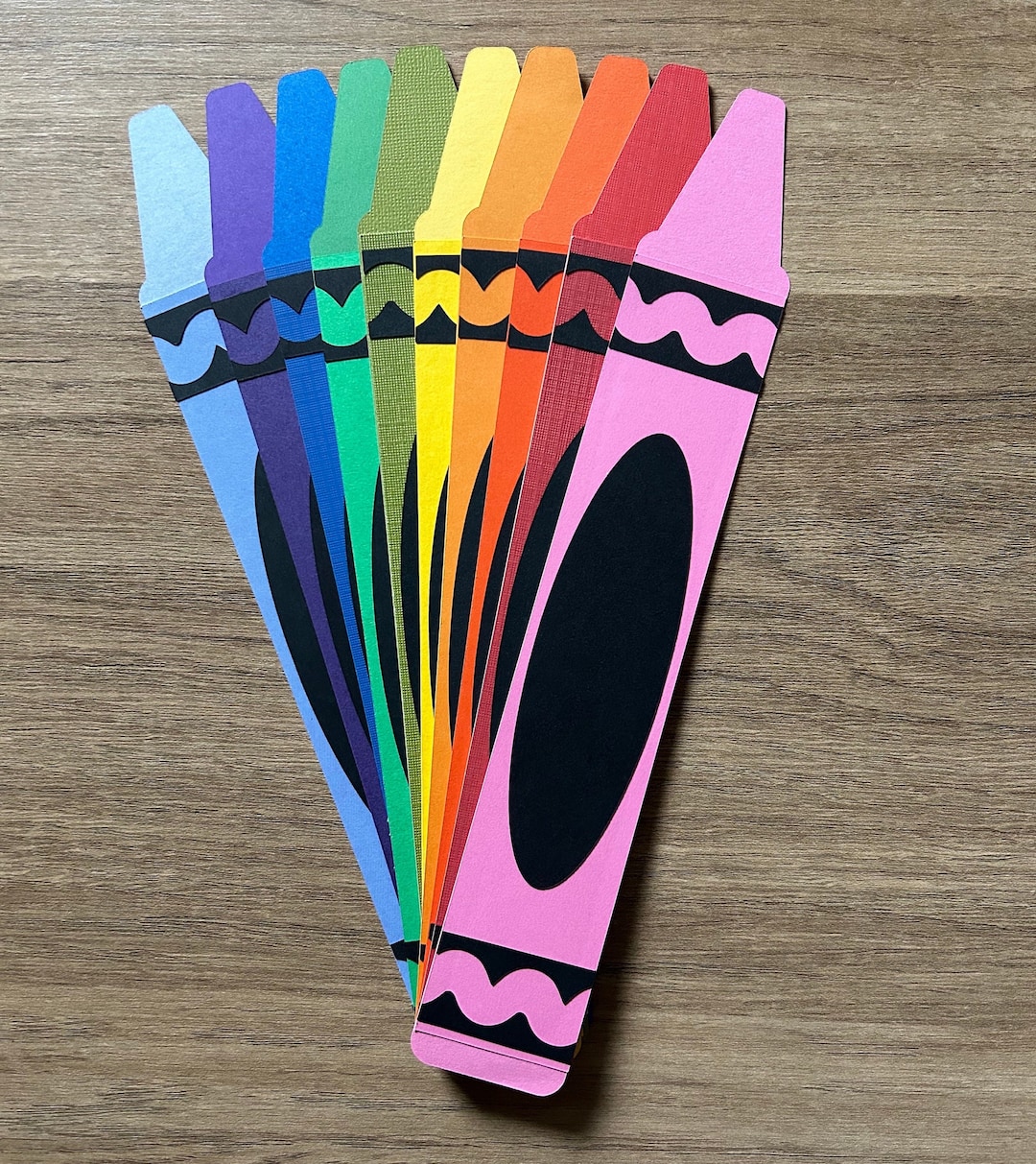 Large Cutouts: Crayons - Etsy