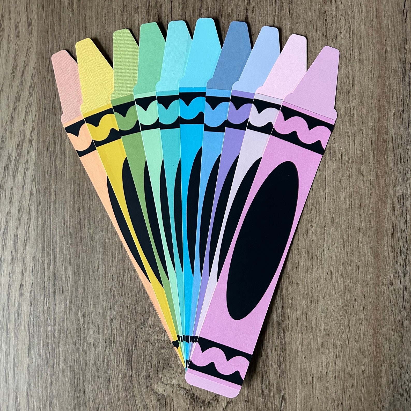 Large Cutouts: Crayons - Etsy