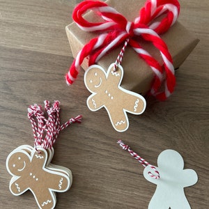 Gift Tags: Gingerbread Men - Etsy