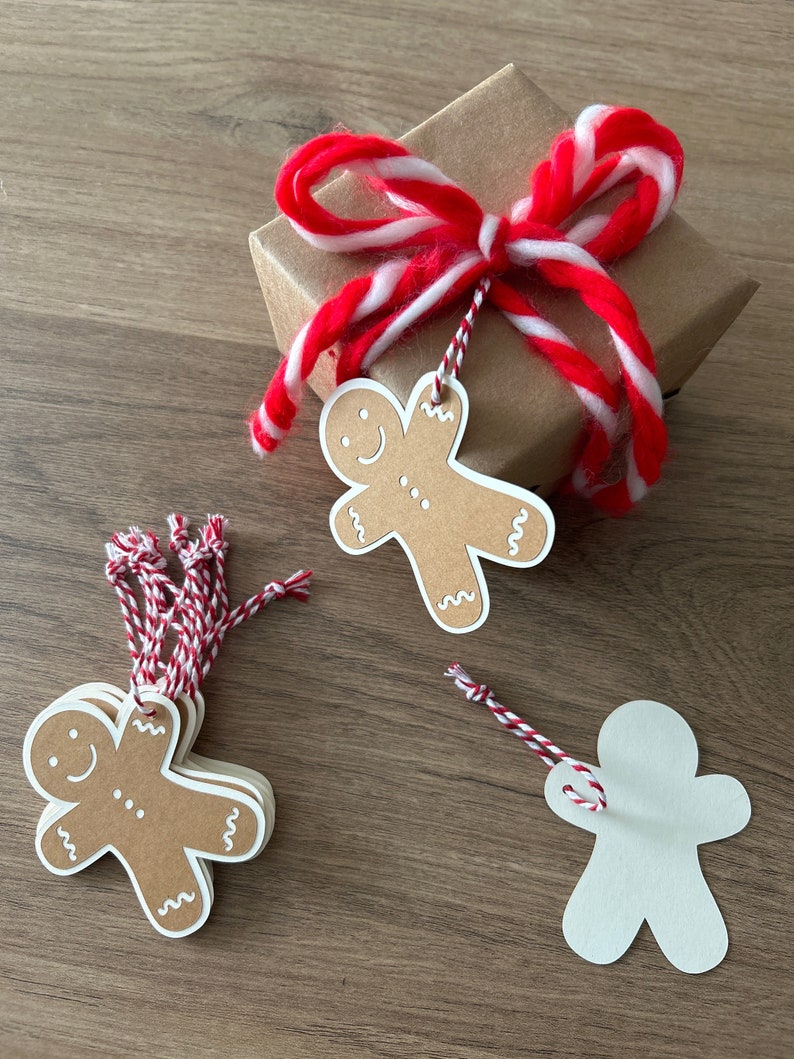 Gift Tags: Gingerbread Men - Etsy