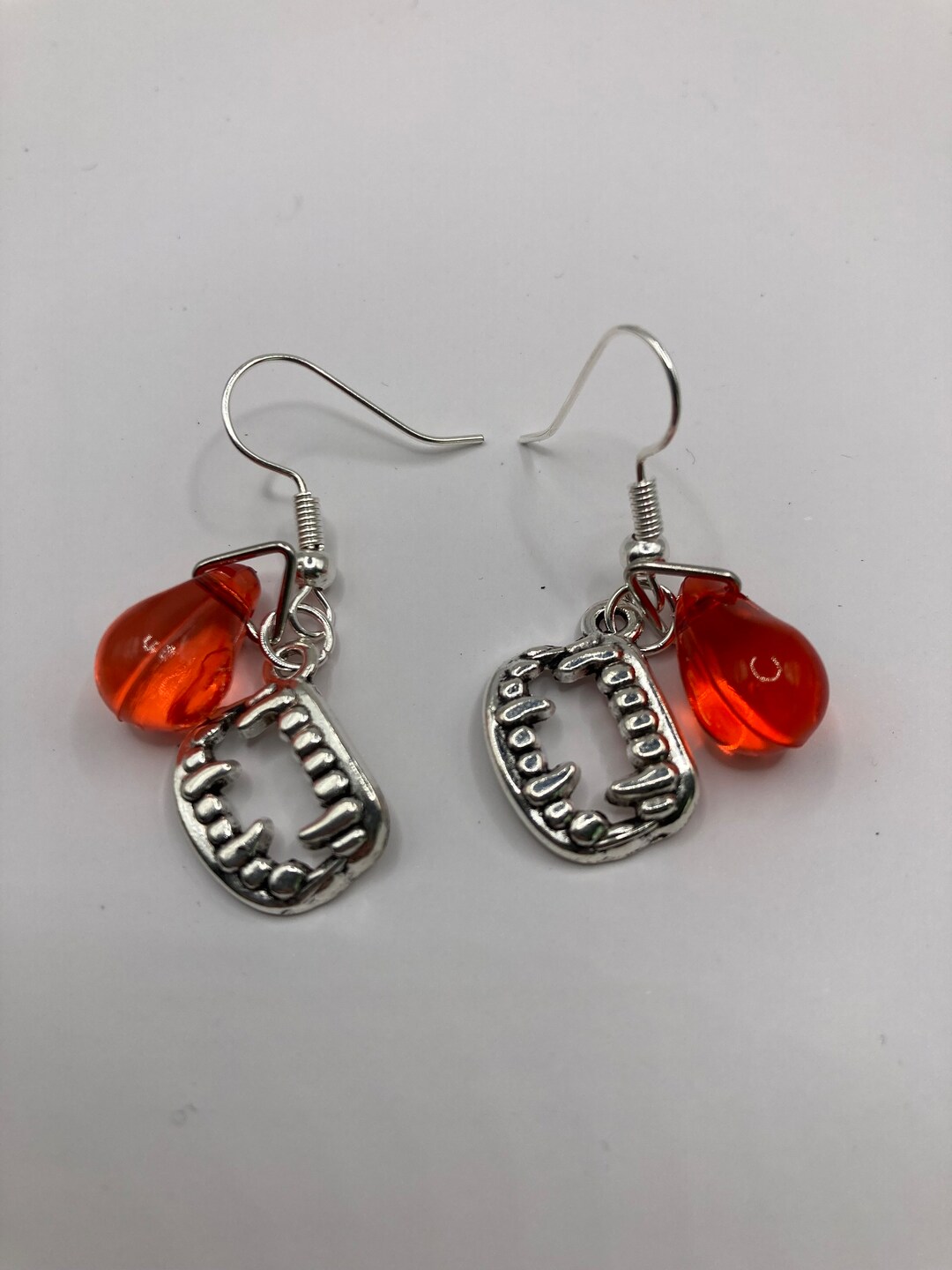 Vampire Fangs Blood Drip Kawaii Horror Elegant Handmade - Etsy