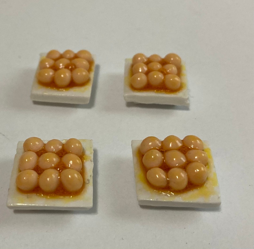 ONE Mitarashi Dango Mini Dollhouse Japanese Plate Food Handmade ...