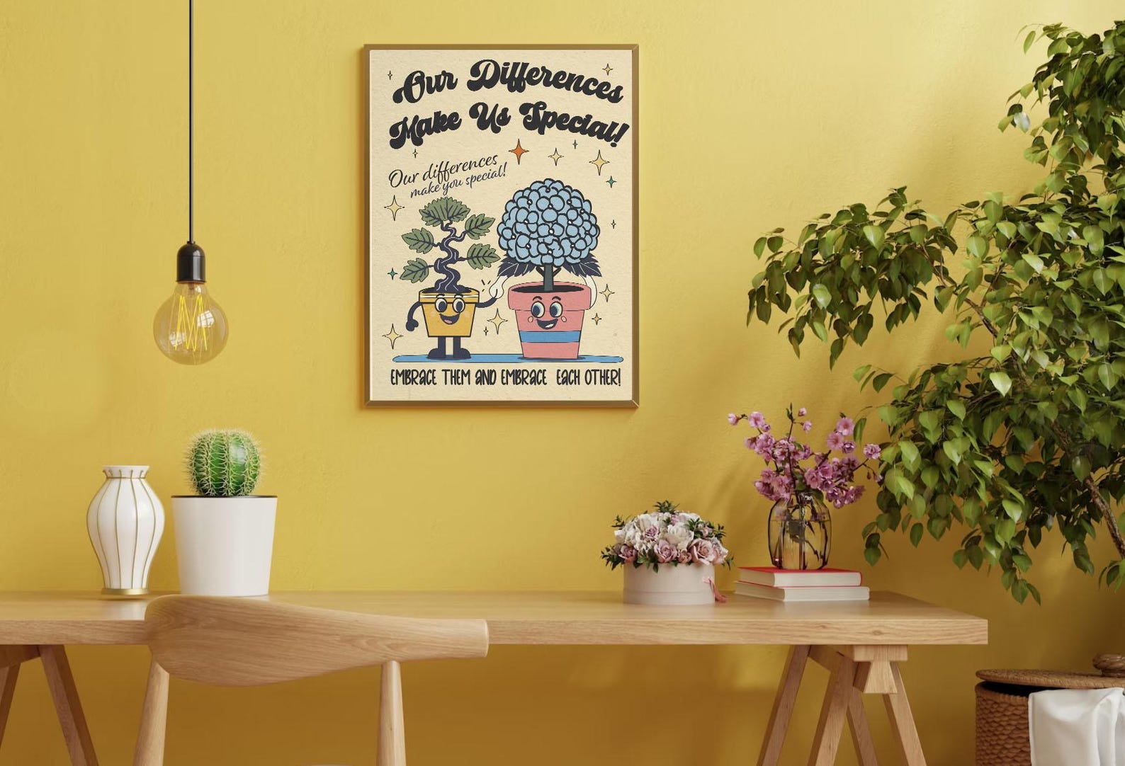 Embrace Diversity Classroom Poster | Motivational Digital Print for ...