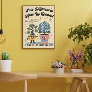 Embrace Diversity Classroom Poster | Motivational Digital Print for ...