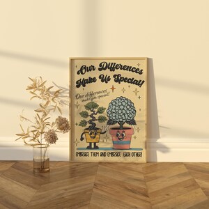 Embrace Diversity Classroom Poster | Motivational Digital Print for ...