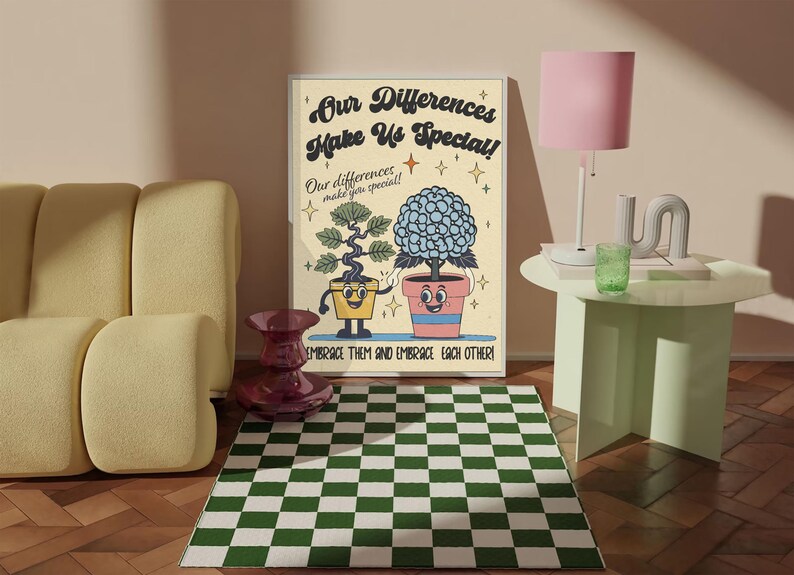 Embrace Diversity Classroom Poster | Motivational Digital Print for ...