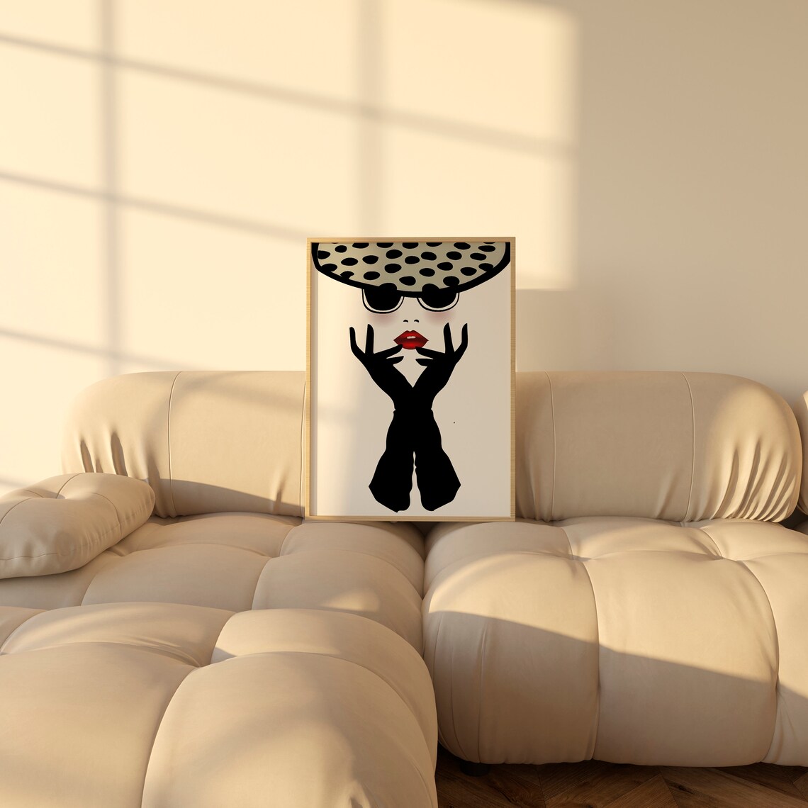 Polka Dots Art Print, Abstract Dots Print, Minimalist Dots Wall Art ...
