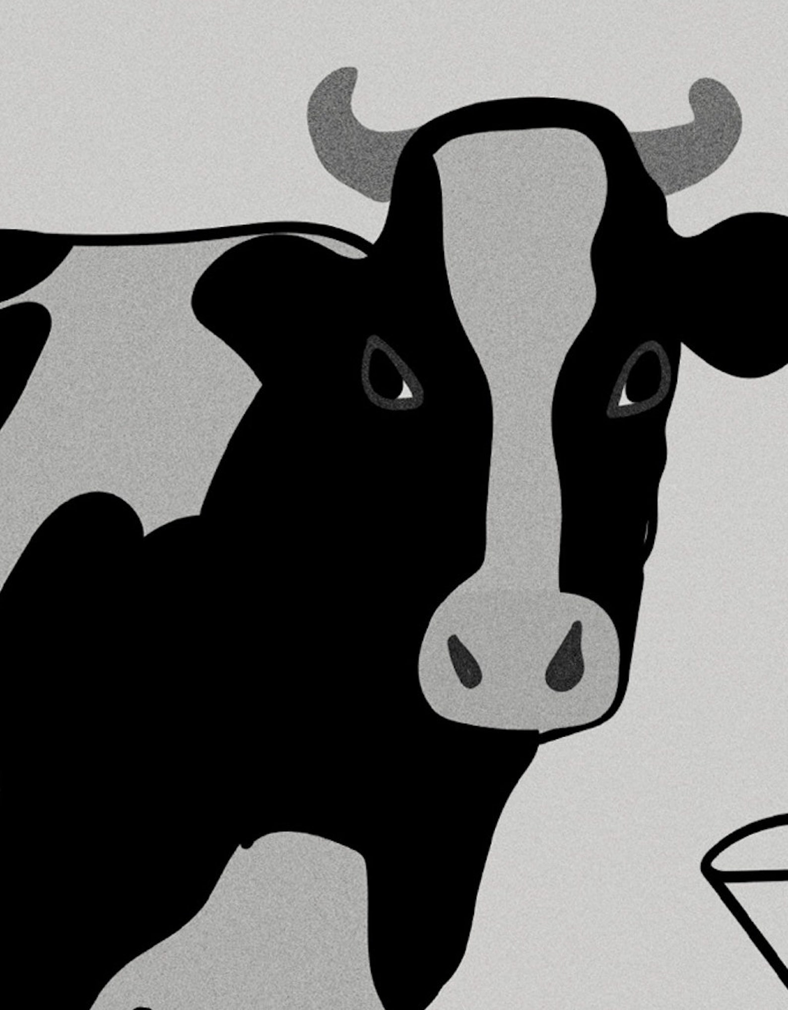 Martini Print Cocktail Poster Moo-tini Posters Bar Cart - Etsy