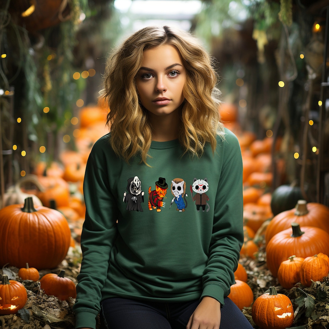 Killer Kittens Horror Characters, Halloween Cat Lover Gift, Halloween ...