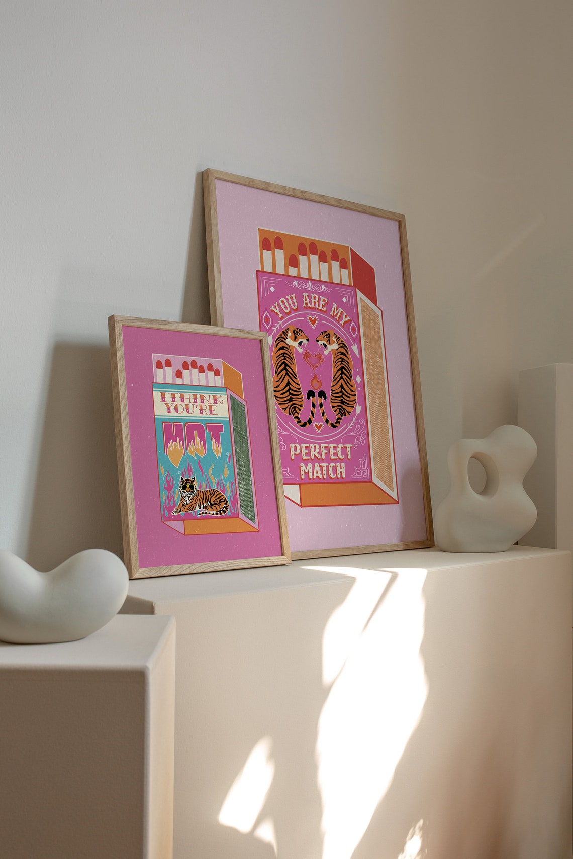 You Are My Perfect Match | Retro Print Match Poster | Vintage Art ...