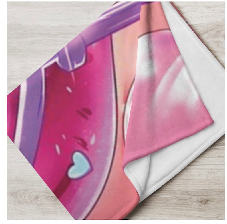 Boolin Bubble Lip Throw Blanket - Etsy