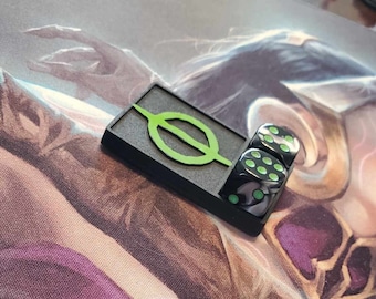 MTG 10 Sided Poison Counter Dice, Magic the Gathering, Trading Card ...