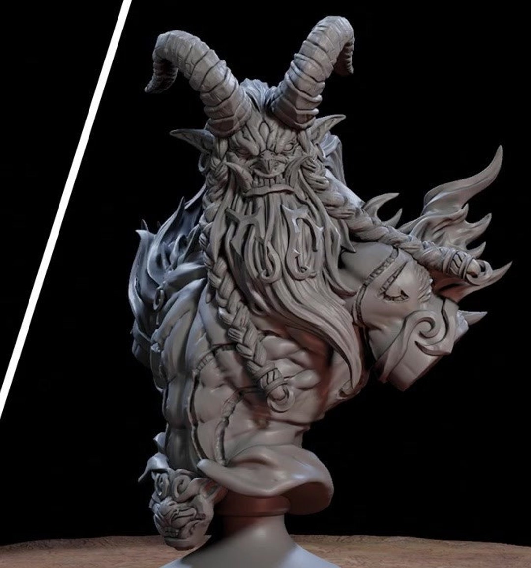 Ifrit the Monarch of Flames Miniatures / Dungeons and Dragons ...