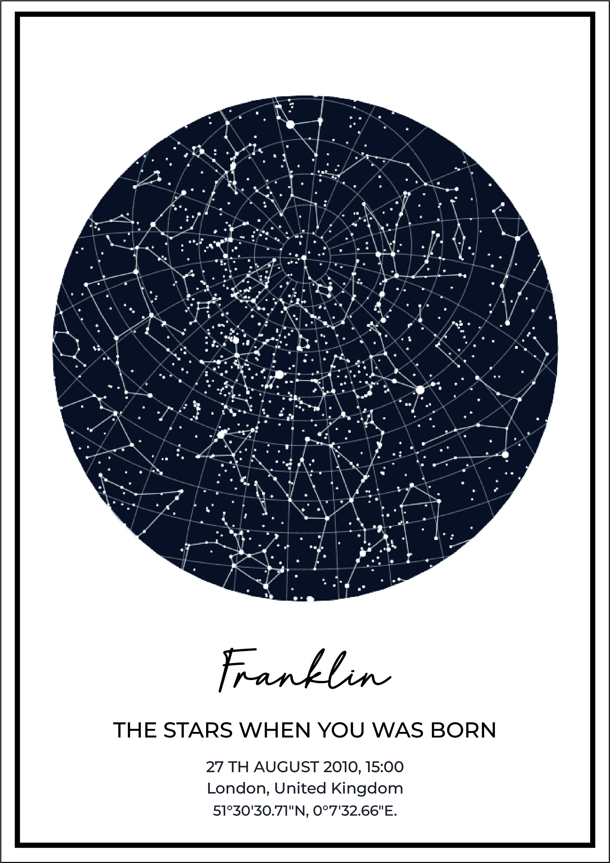 Personalized Star Map Star Map at the Moment Customizable - Etsy
