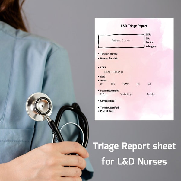 Labor and Delivery Triage Nurse - Etsy