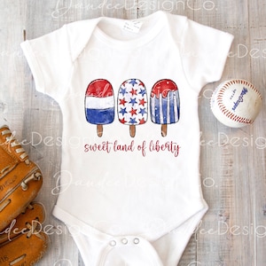 Sweet Land of Liberty PNG, USA Ice-cream, American Popsicle, Patriotic ...