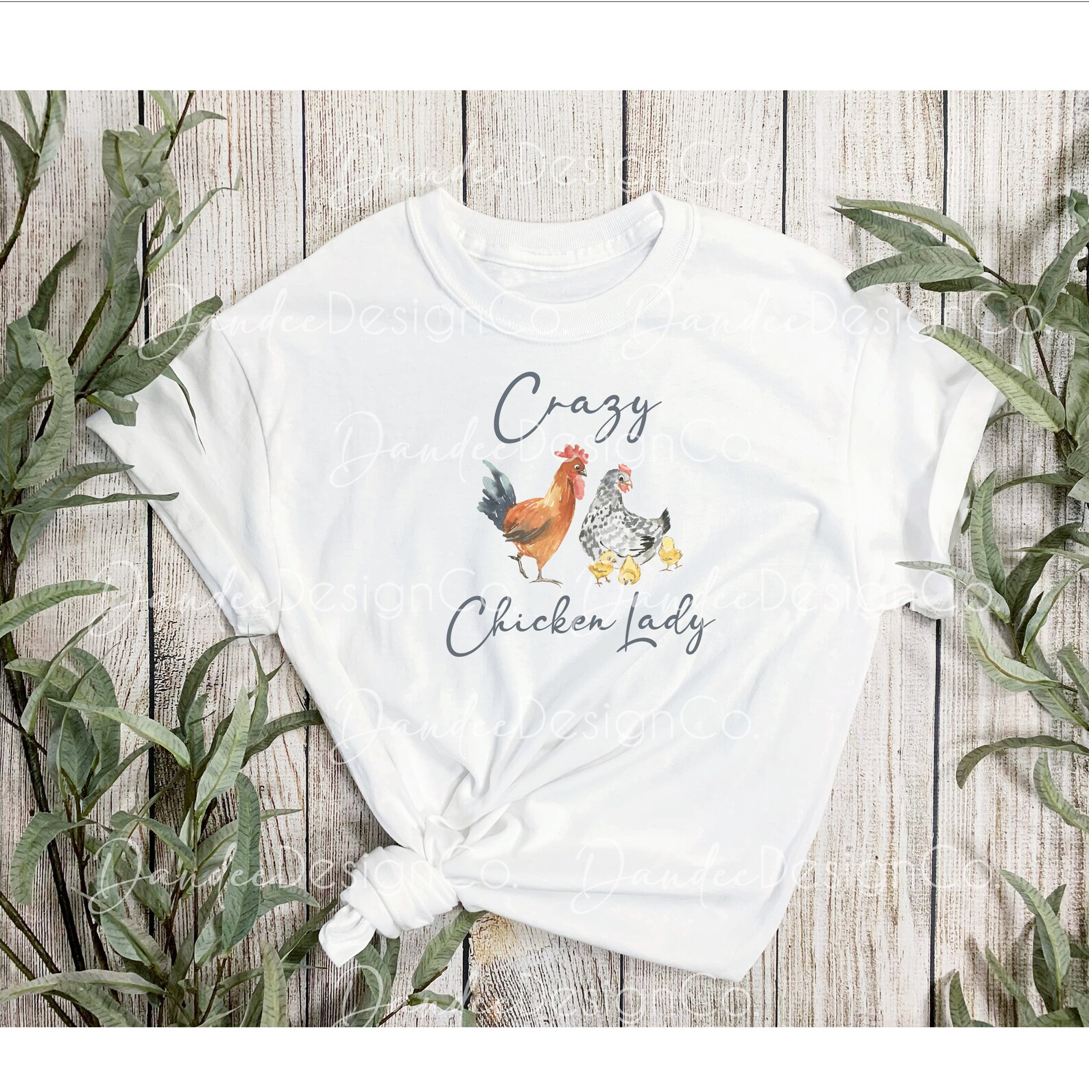 Chicken Sublimation Design Crazy Chicken Lady PNG Rooster - Etsy