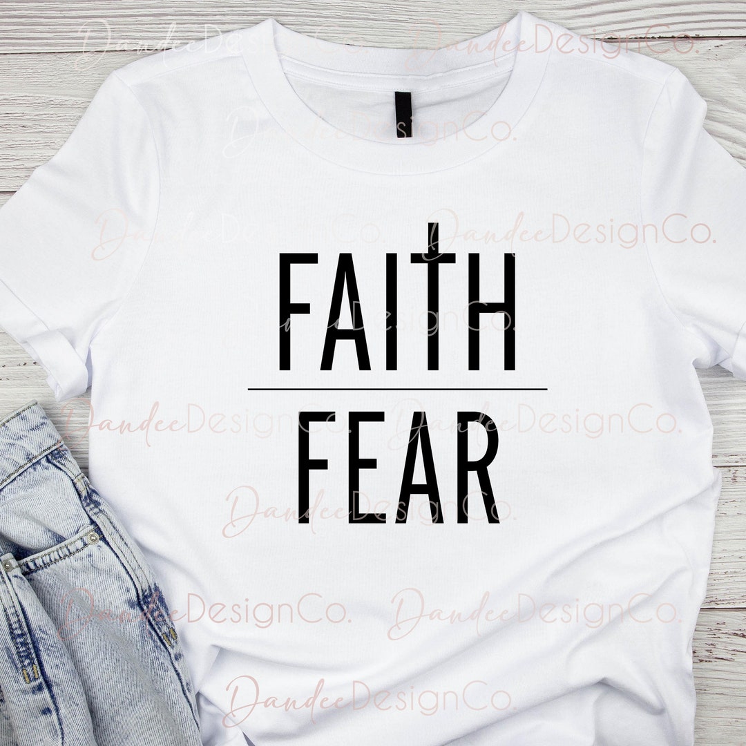 Faith Over Fear/ Cross/ PNG SVG /christian Sublimation Design - Etsy