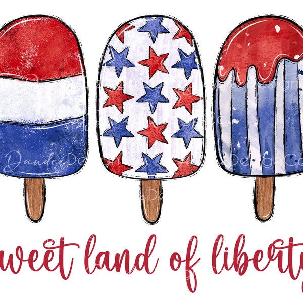 Patriotic Ice Cream Party - Etsy