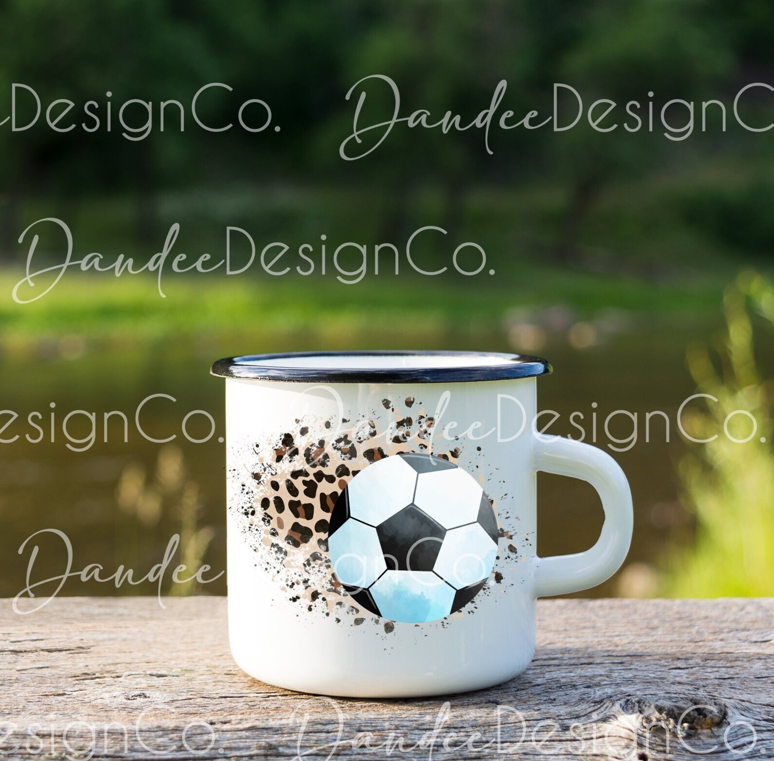 Soccer Ball PNG, Soccer Ball Sublimation Design, Leopard Print ...