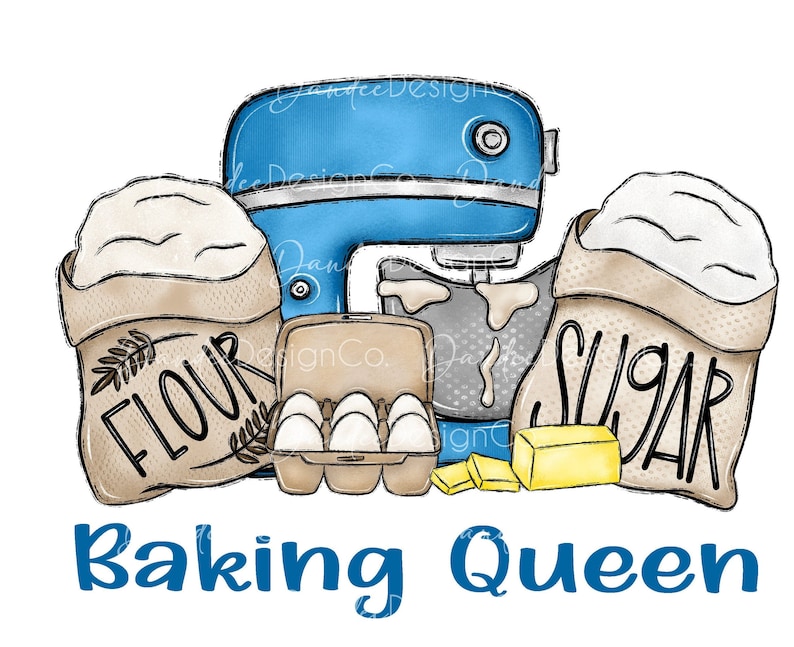Baking Queen PNG Baking Queen Sublimation Design Funny - Etsy